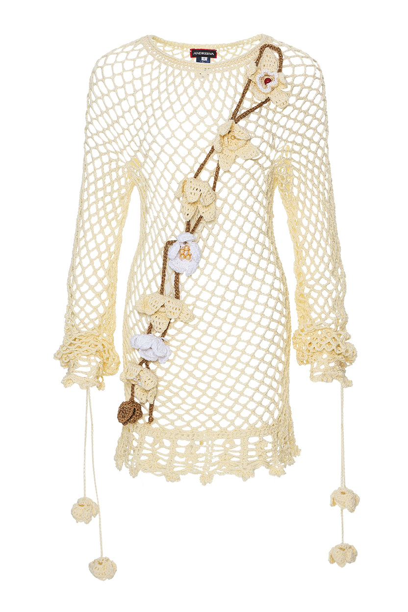 Women's Designer Knit Tops And Tops With Feathers| ANDREEVA